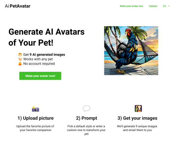 AiPetAvatar - Generate AI Avatars of Pets - almma.AI