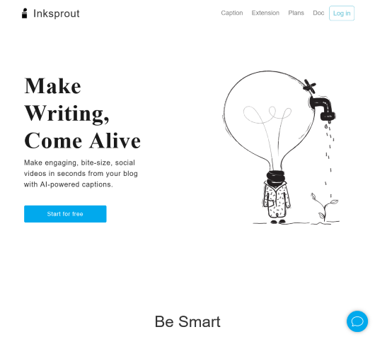 Inksprout: Transform Your Writing into Engaging Videos Instantly – almma.AI
