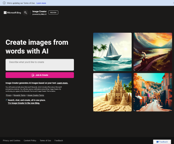 Microsoft Bing: Image Creator - almma.AI