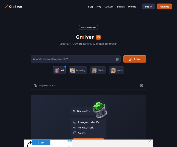 Craiyon - Your FREE AI Image Generator Tool: Create AI Art! - almma.AI