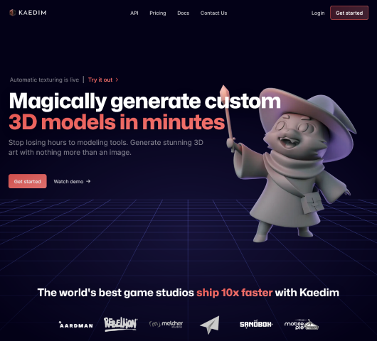 Transform Your Ideas into 3D Models Instantly with Kaedim – almma.AI