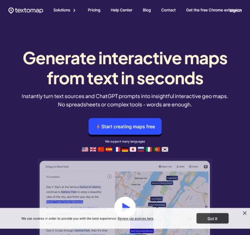 Textomap: Revolutionizing Map Creation for Mobile Users - almma.AI